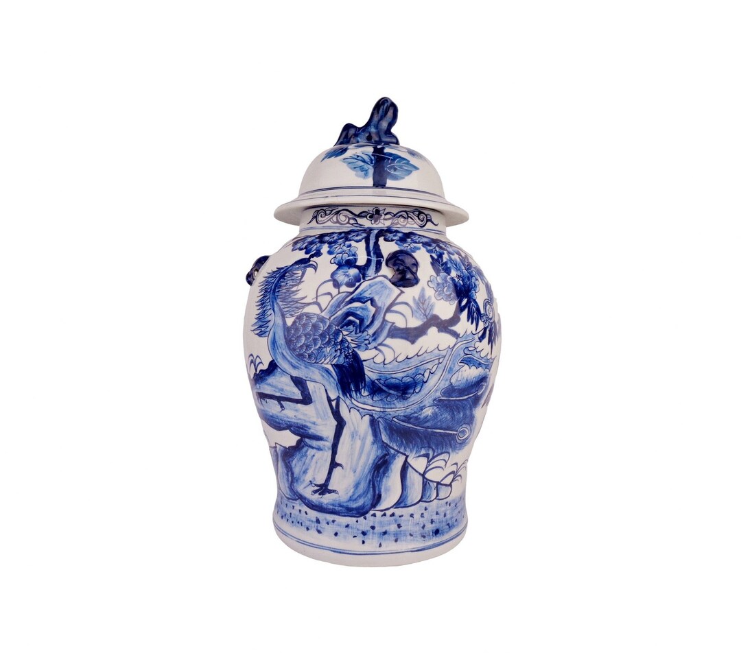 Antique Chinese Urn, Large Chinese Urn, Chinese Ceramic Urn ...