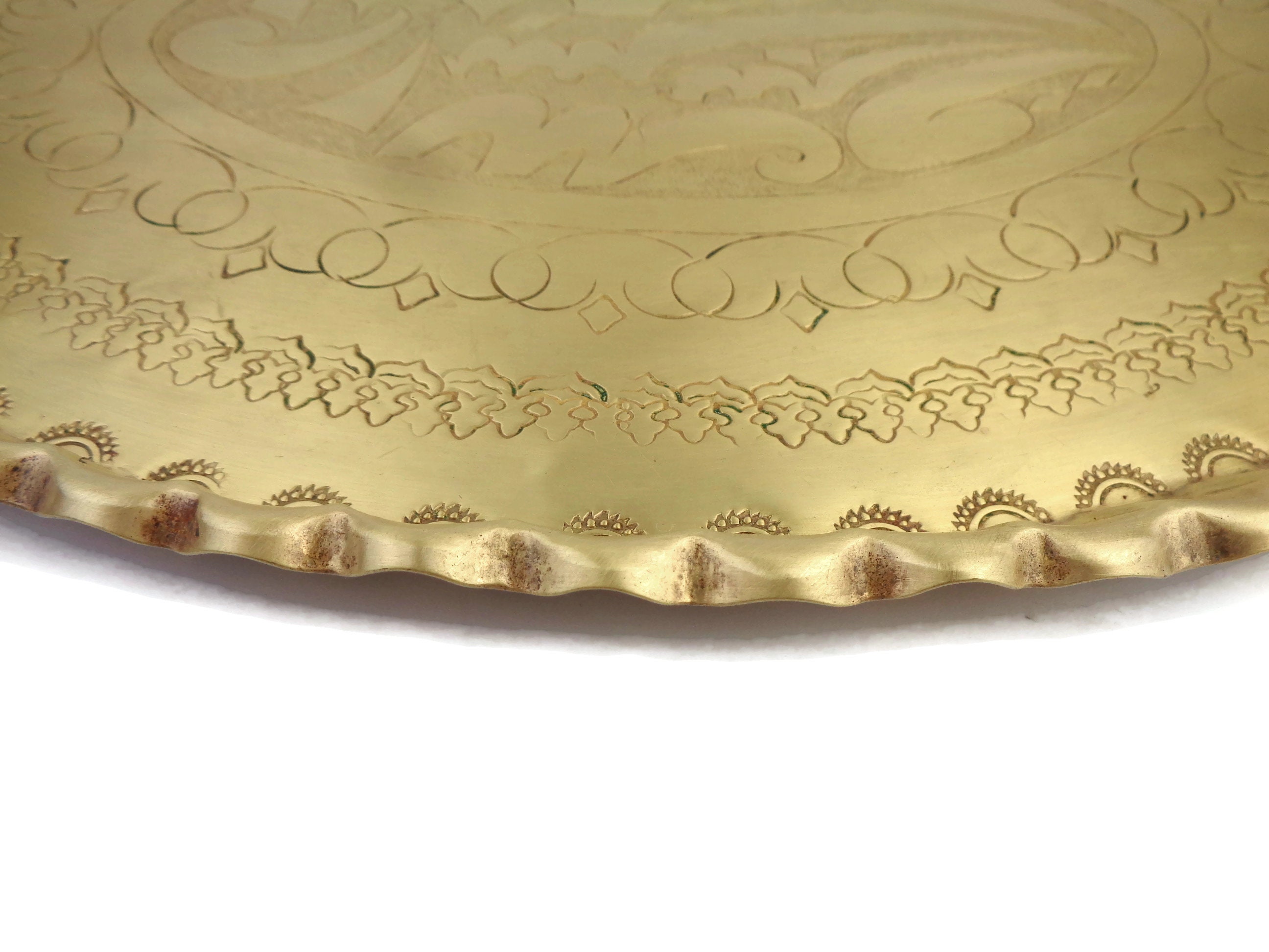 Antique Moroccan Tray Handmade Moroccan Tray Hand Engraved - Etsy