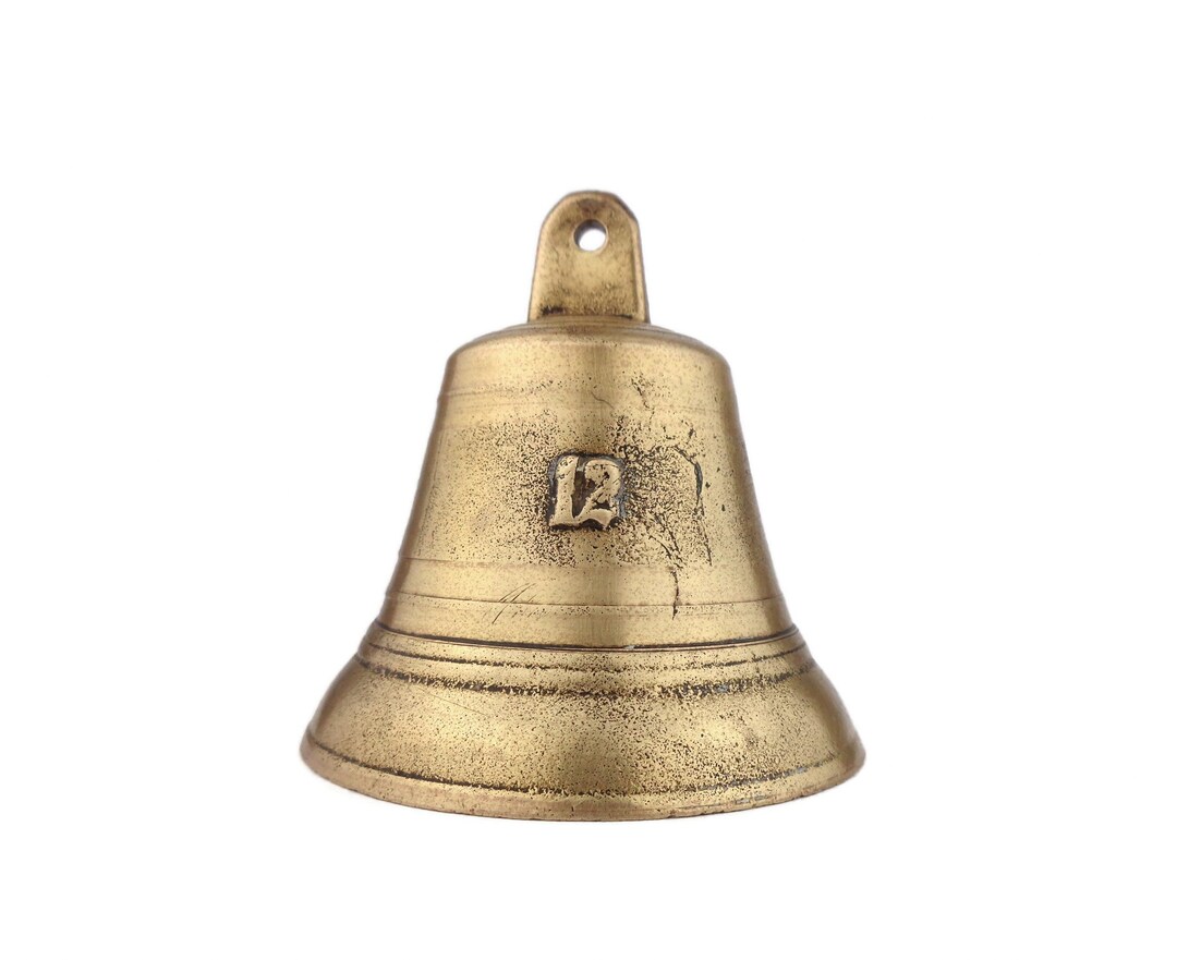 Antique Bronze Cow Bell, Classic Bronze Bell - Etsy