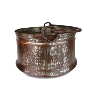 19th Century Copper Cauldron, Antique Fireplace Decor, 1800s Solid ...