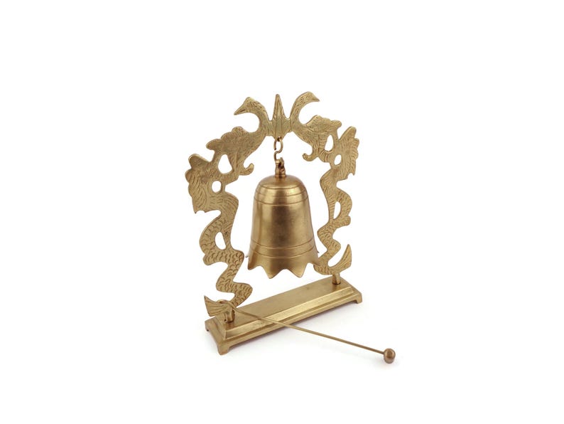 Antique Brass Gong With Stand, Vintage Brass Gong With Hummer, Asian ...