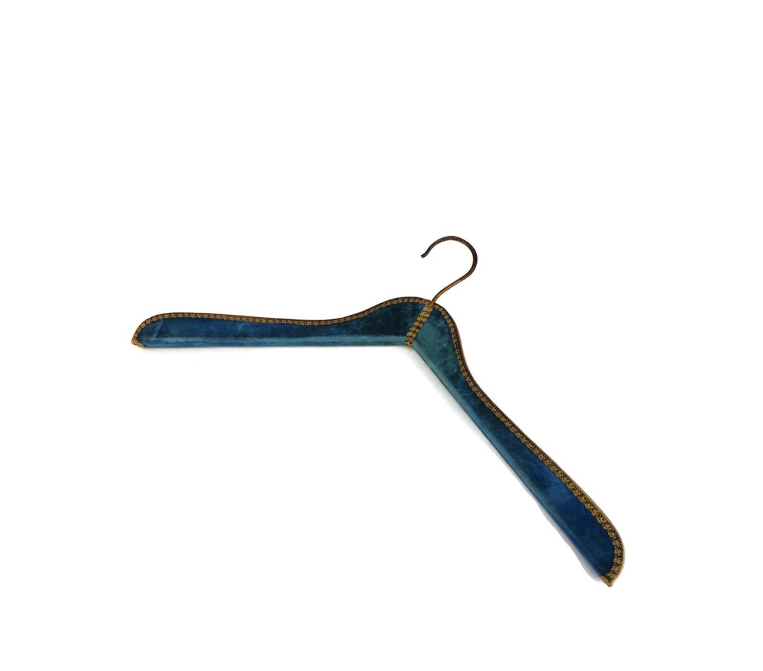 Antique Coat Hanger Vintage Lined Clothes Hanger - Etsy