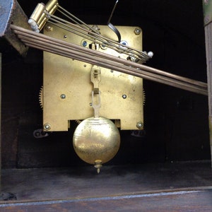 Wooden Mantel Clock, Vintage Table Clock, Baduf Table Clock - Etsy