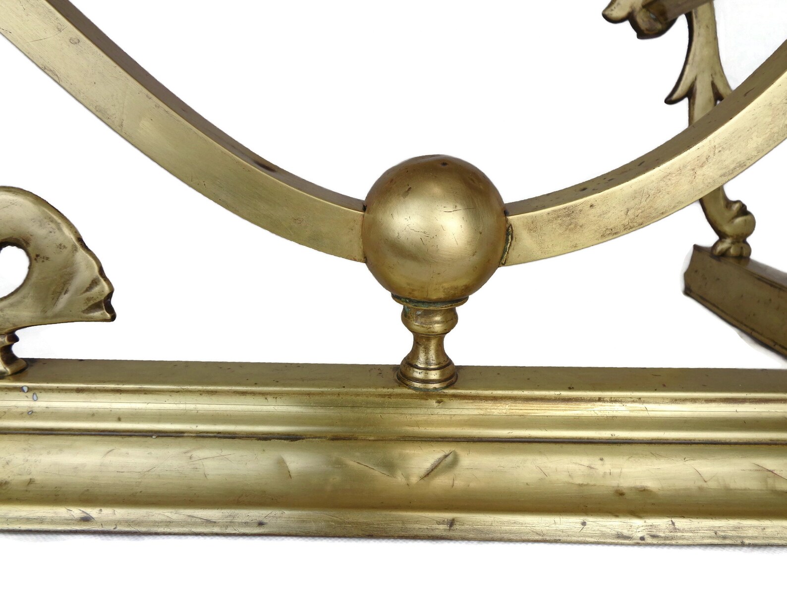 Antique Fireplace Fender, Large Fireplace Fender, 20th Century ...