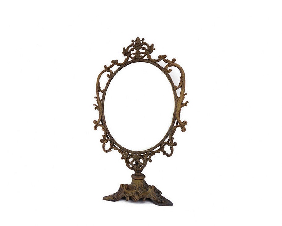Antique Table Mirror Victorian Table Mirror Vintage Makeup - Etsy