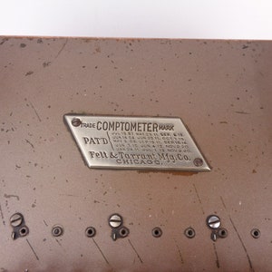 Felt and Tarrant MFG Co Comptometer Trade Adding Machine Chicago - Etsy