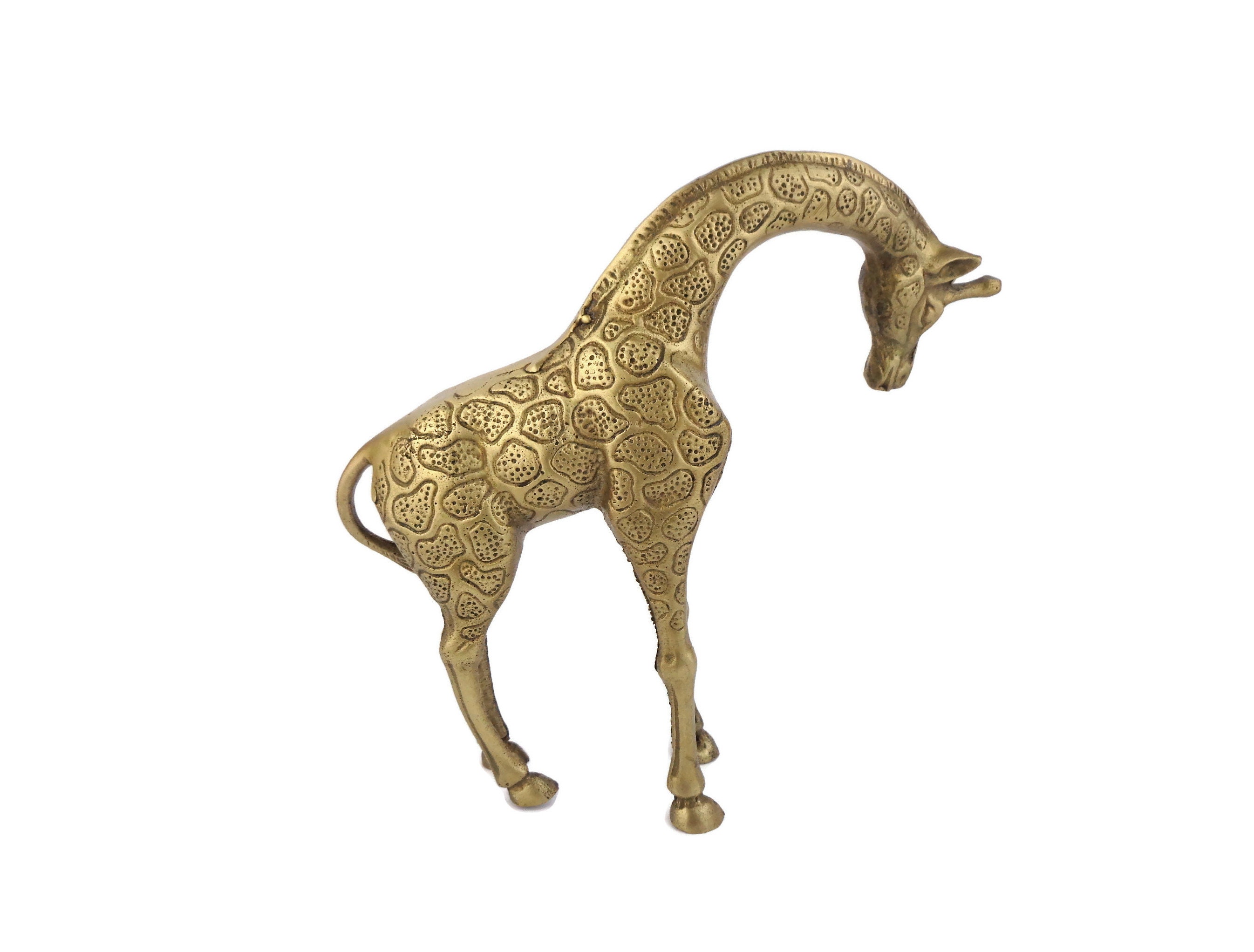 Antique Brass Giraffe Sculpture 19th Century Brass Giraffe - Etsy