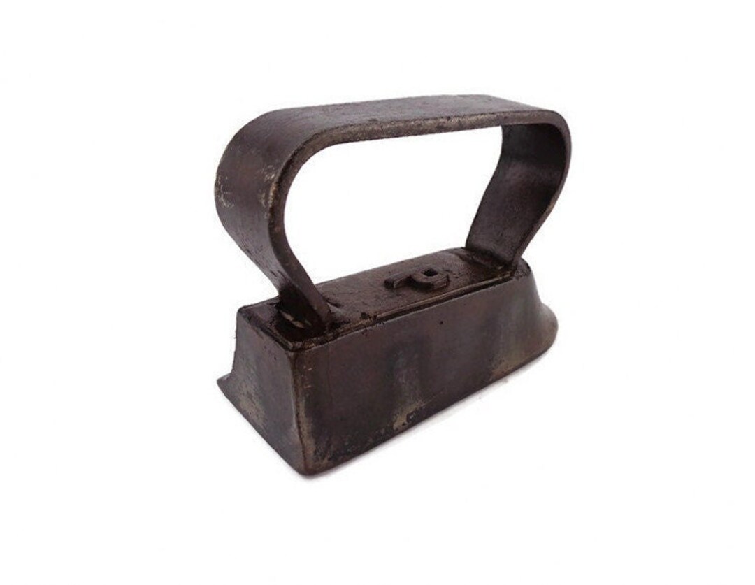 Antique 1800s Iron France, Rare 19th Century Clothes Iron, Rustic Flat ...