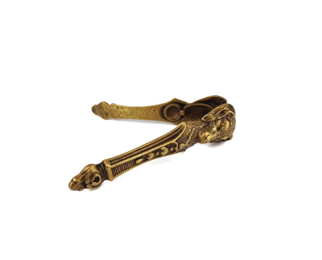 Antique Brass Nutcracker Engraved Brass Nutcracker - Etsy