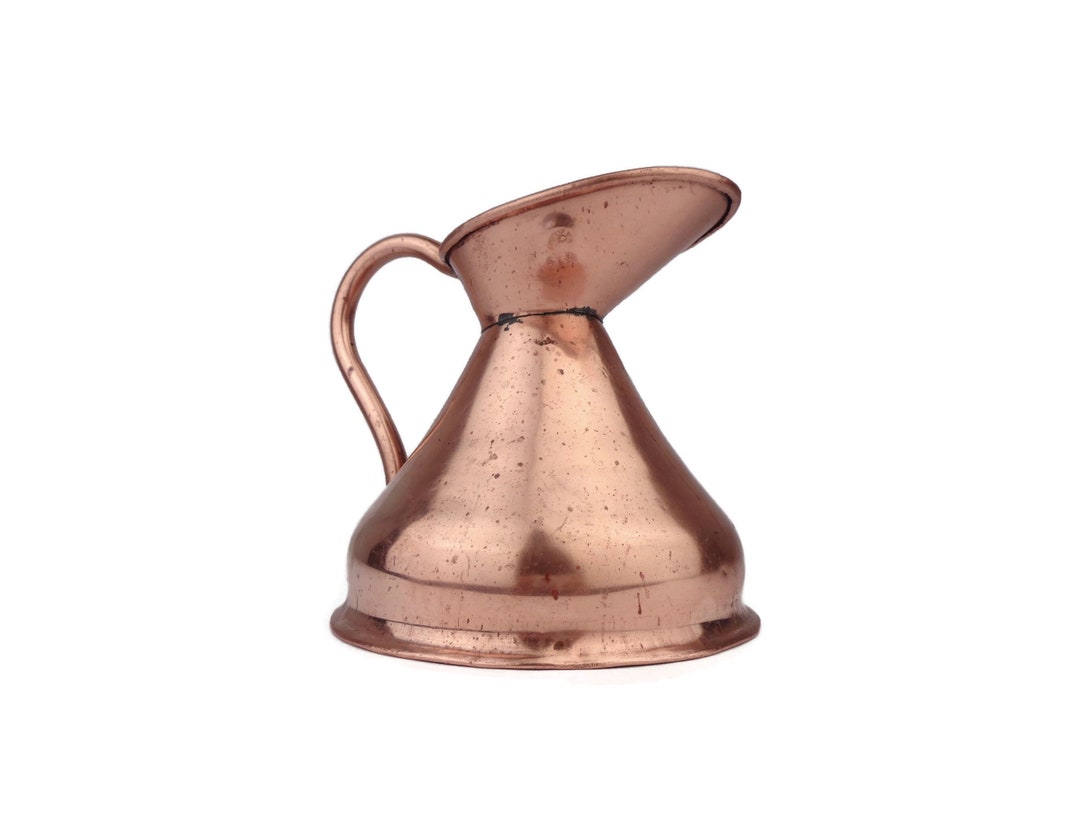 Antique Copper Pitcher, French Copper Pitcher, Handmade Copper Pitcher ...