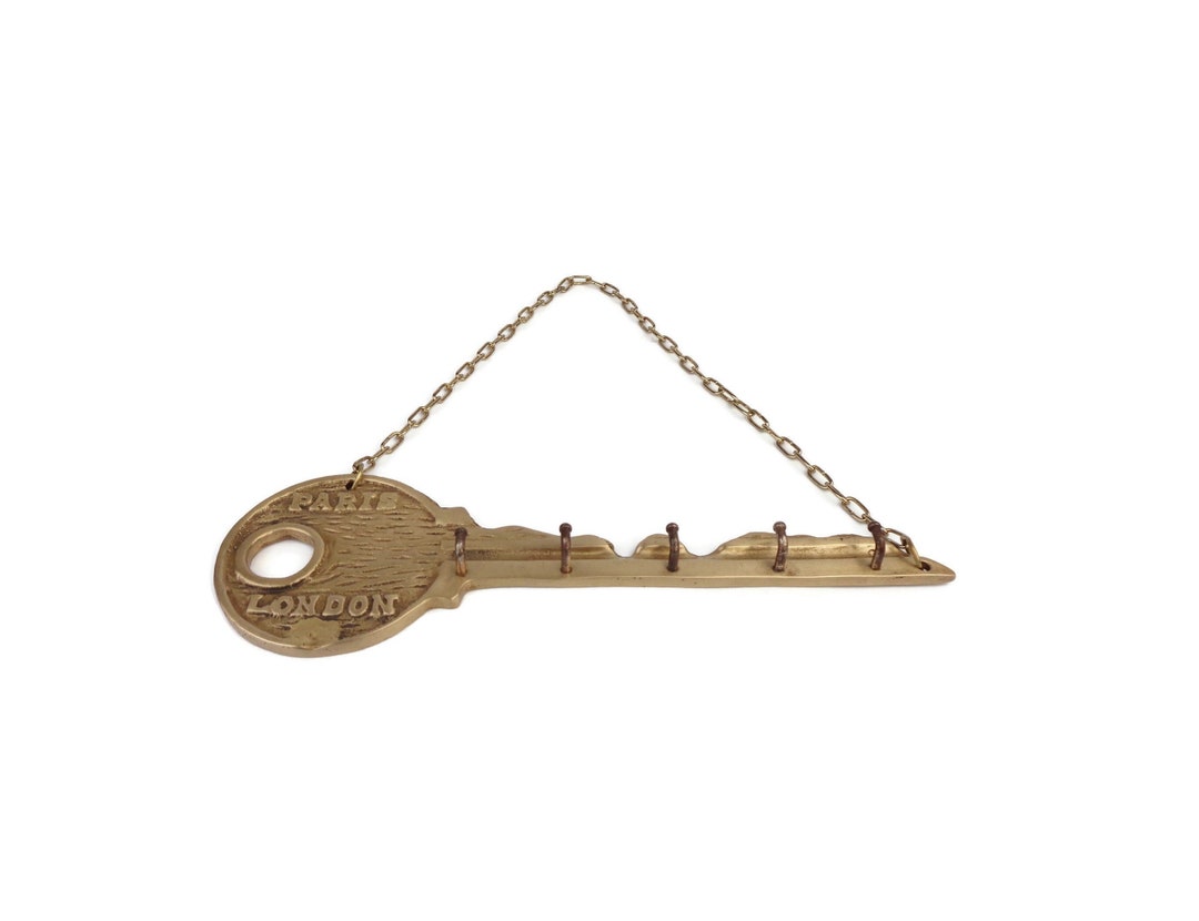 Vintage Brass Key Holder - Etsy