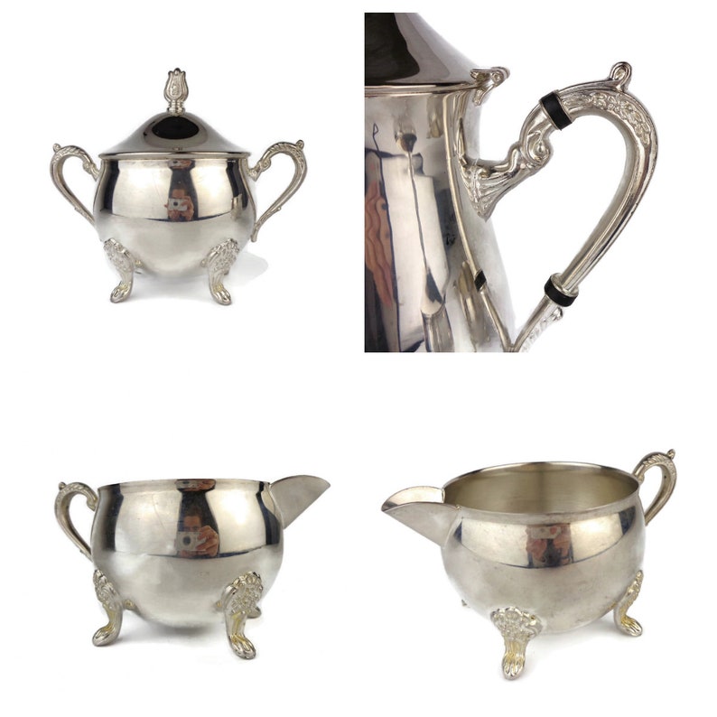 Antique Tea Coffee Set Serving Tea Coffee Set With Tray - Etsy