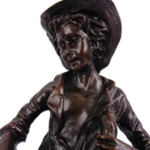 Mario Pegoraro Statues Woman and Man With Sheep, Pair Statues Mario ...