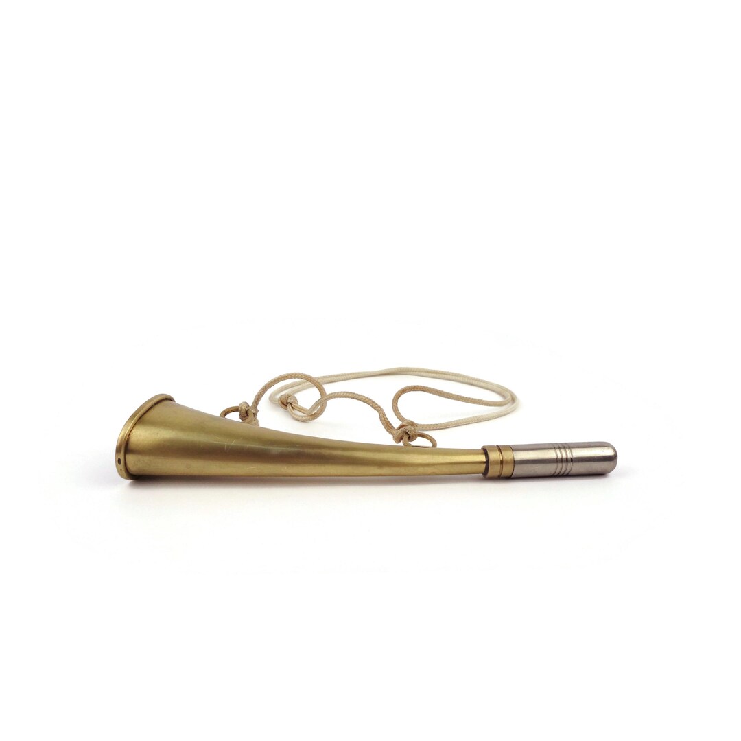 Vintage Hunting Horn, Brass Signal Horn - Etsy