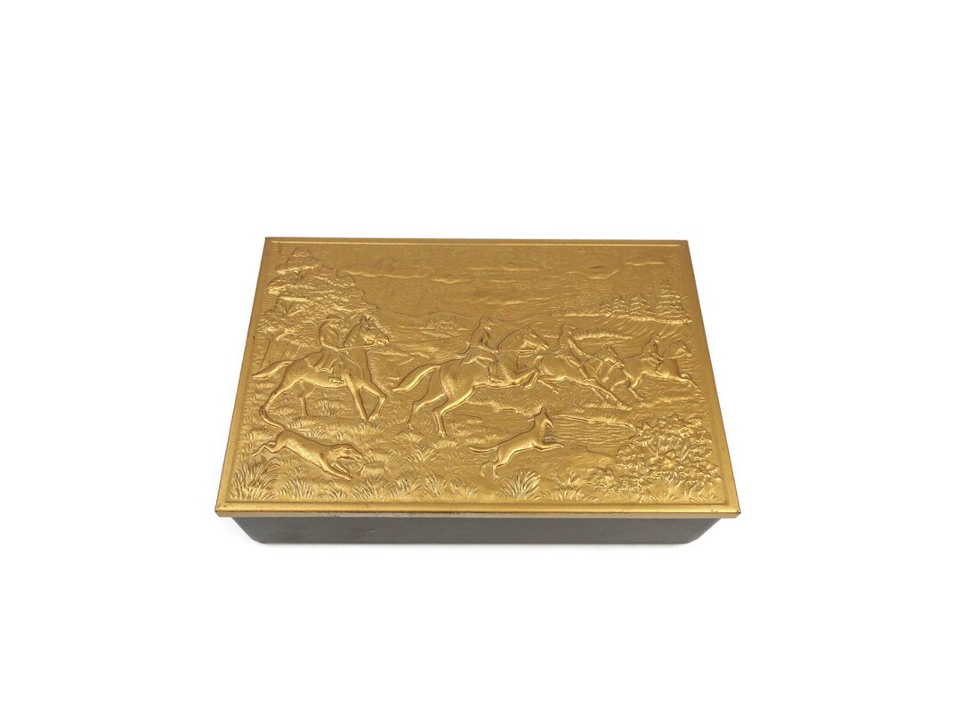 Hunting Storage Box, Storage Box With Hunting Scene - Etsy