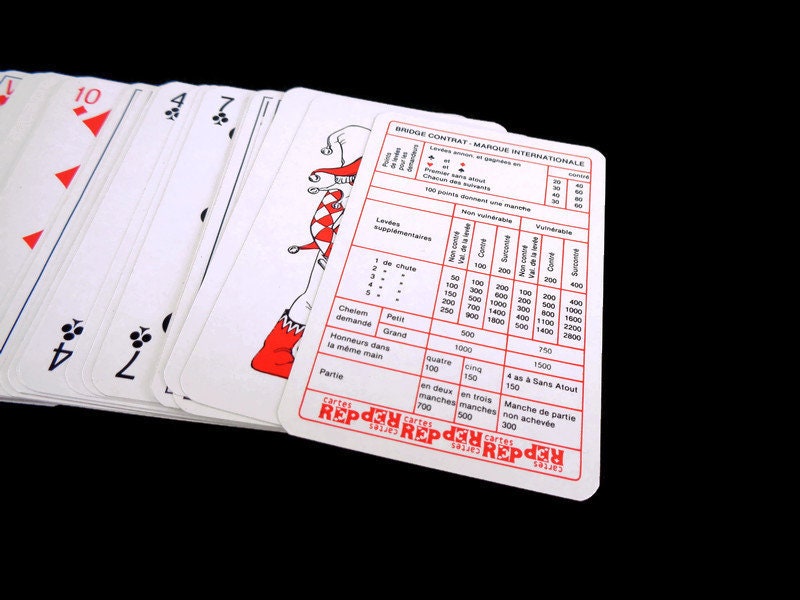 Vintage Cards Game Set of 54 Full Cards Game Set Canasta - Etsy