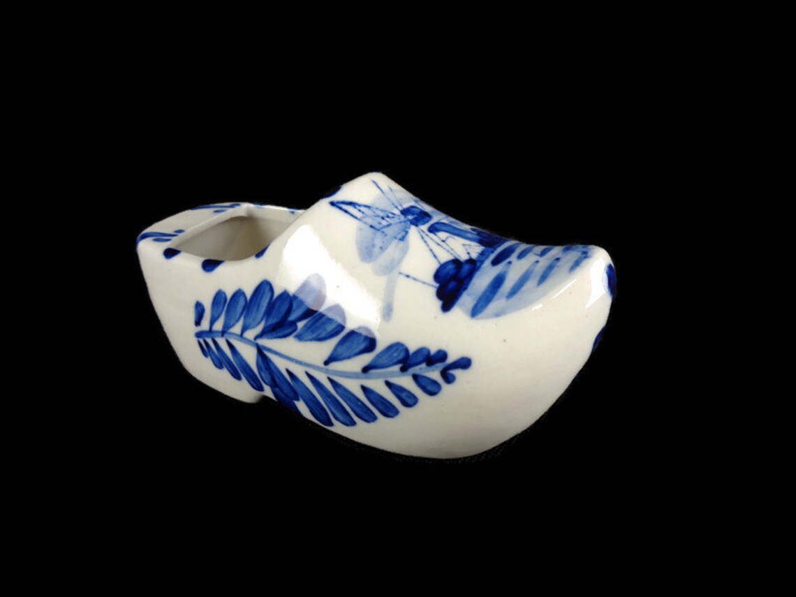 Delft Blue Ceramic Shoe Handpainted Delft Ceramic Shoe - Etsy