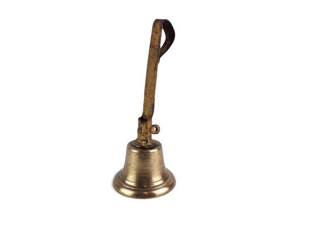 Antique Brass Door Bell, Hanging Brass Door Knocker Bell - Etsy