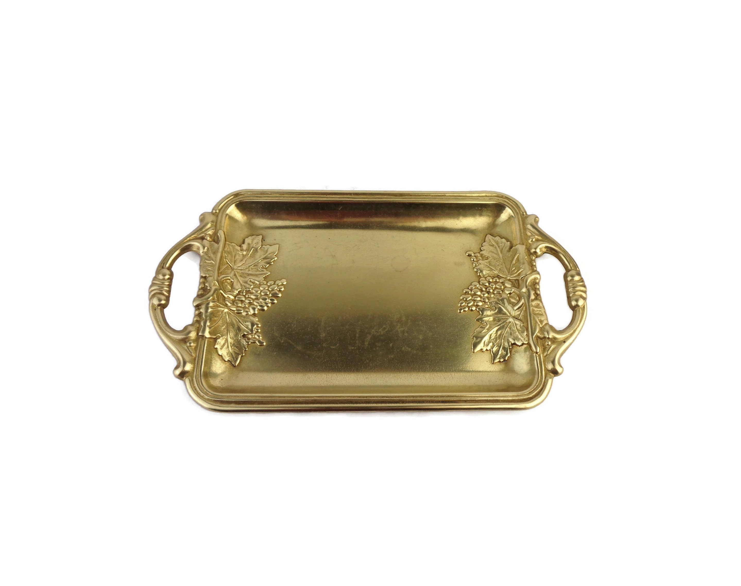 Antique Brass Dining Tray Brass Dining Tray Serving Brass - Etsy