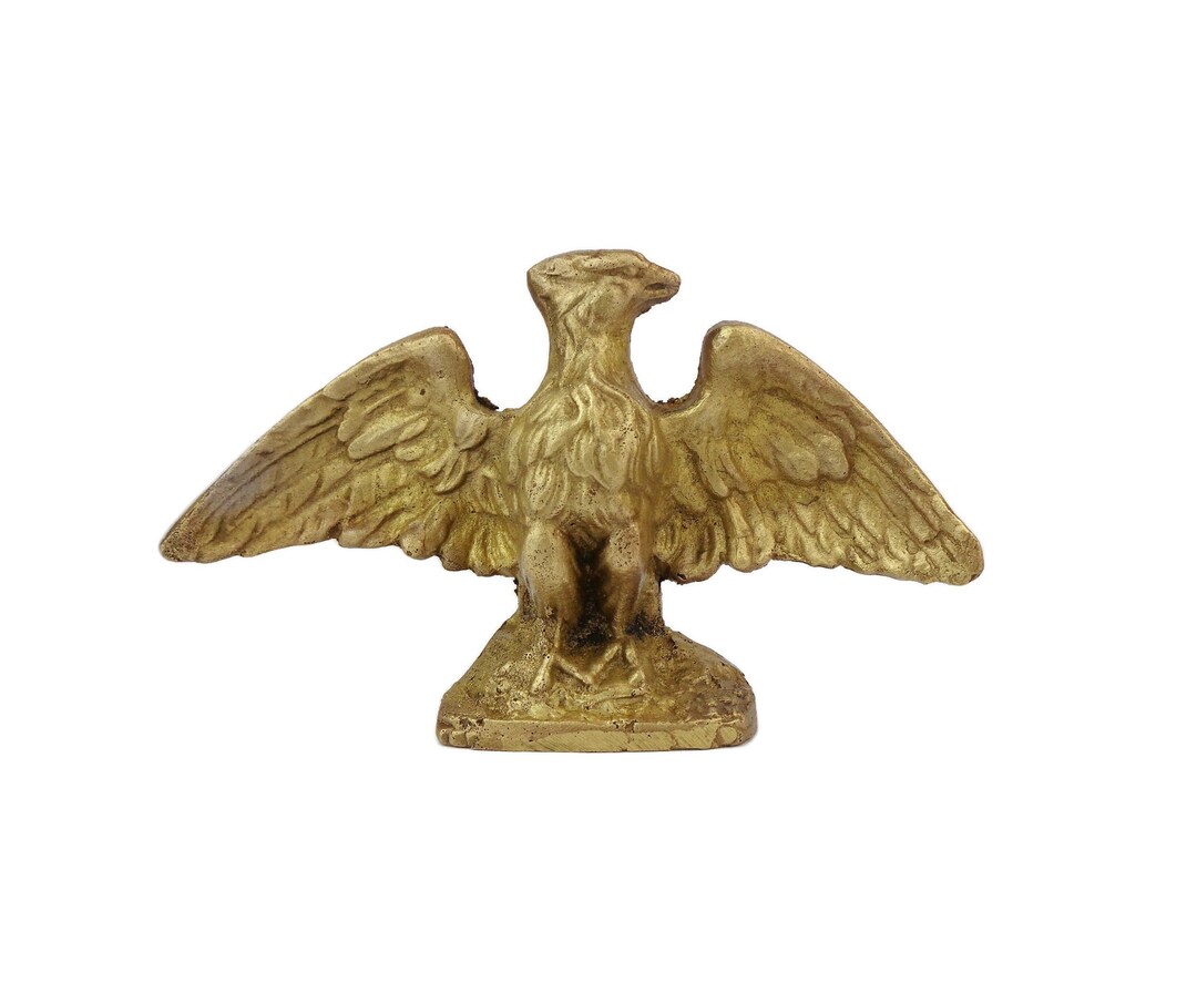 Antique Brass Eagle Statue, Solid Brass Eagle Statue, Large Brass Eagle ...