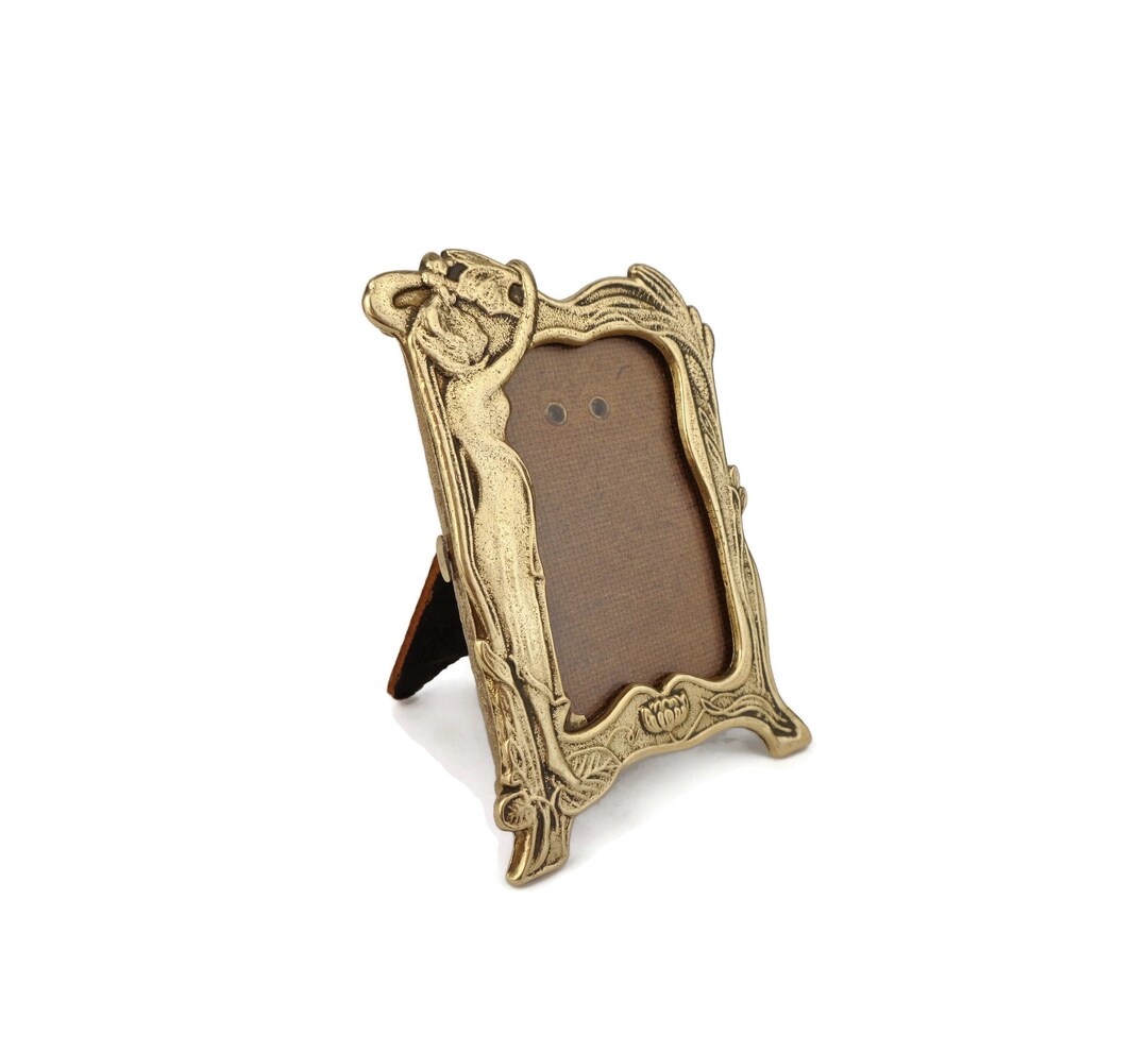 Victorian Photo Frame, Brass Photo Holder, Antique Photo Holder, Table ...