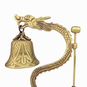 Antique Tibetan Bell, Tibetan Temple Bell Gong, Tibetan Dragon Bell ...