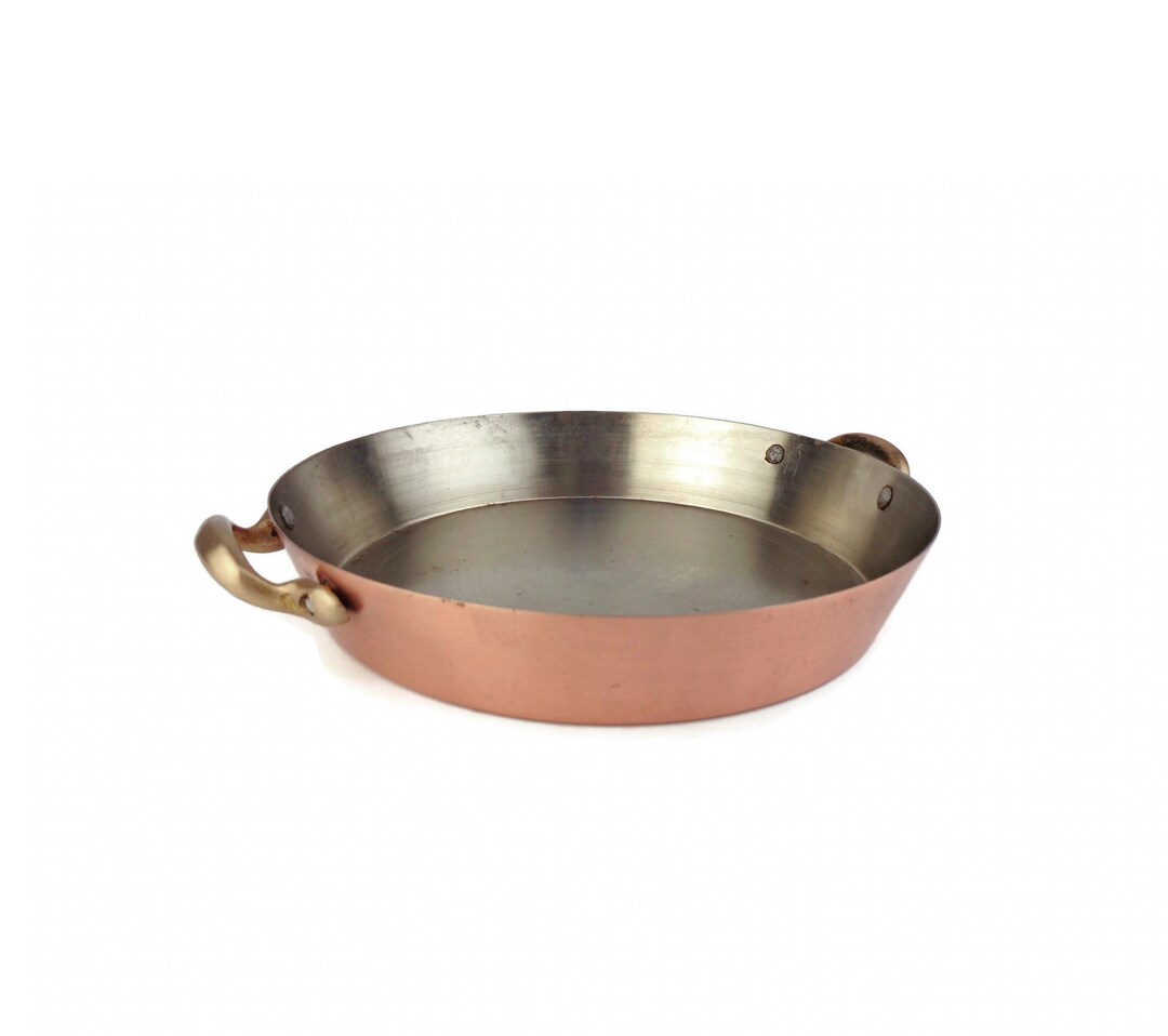 Copper Saucepan With Brass Handles, Copper Cooking Pan, Copper Cookware ...