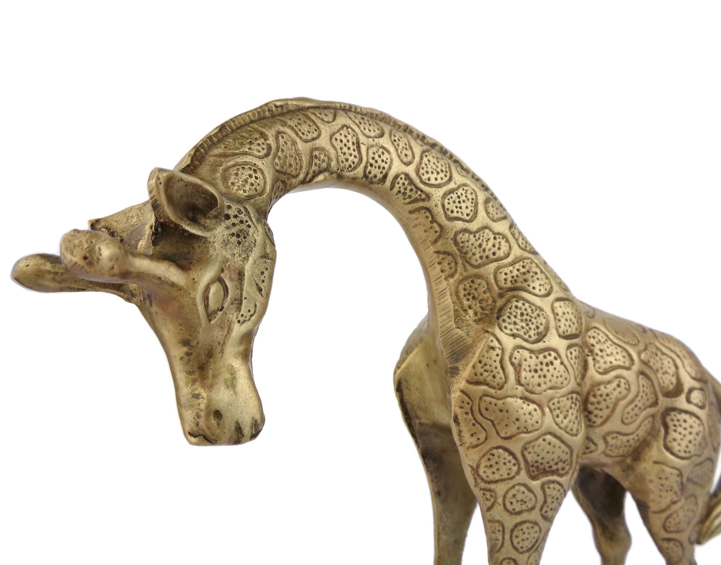 Antique Brass Giraffe Sculpture 19th Century Brass Giraffe - Etsy