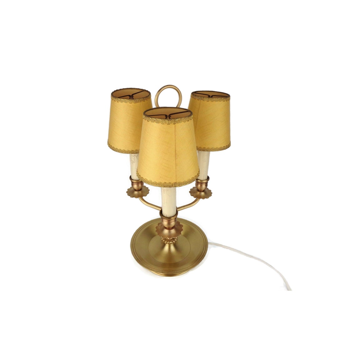 Antique Brass Table Lamp, Vintage Brass Table Lamp, Vintage Night Lamp ...