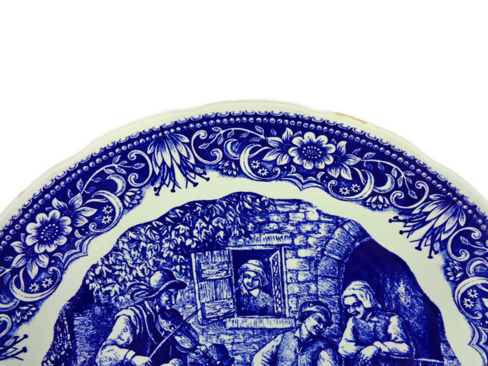 Royal Sphinx Boch Delfts Wall Plate, Large Delft Boch Ceramic Wall ...