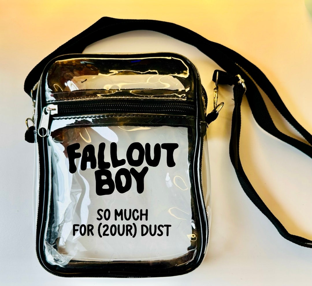So Much for 2our Dust Tour Fall Out Boy Clear Crossbody Bag Concert ...