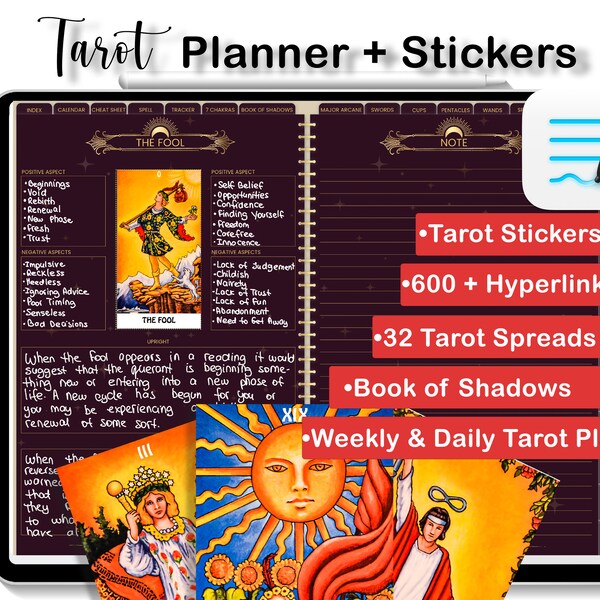 Tarot Journal - Etsy