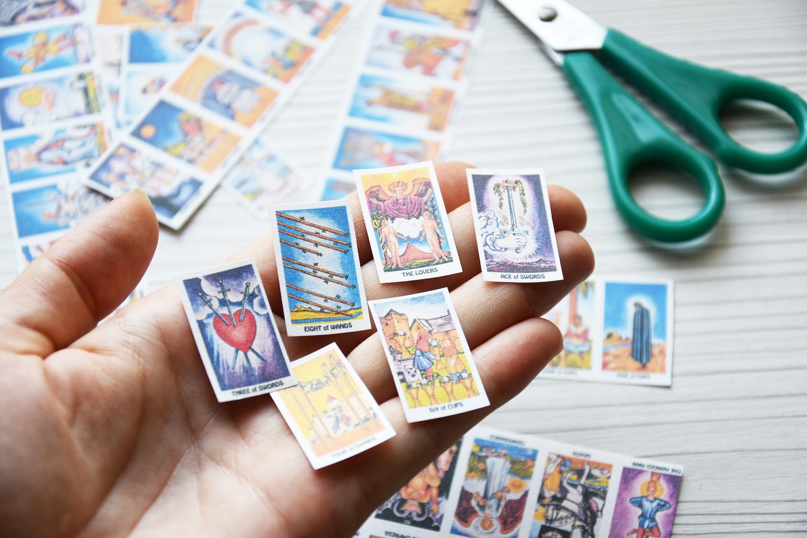 Tarot Stickers Printable Tarot Journaling Instant Download - Etsy