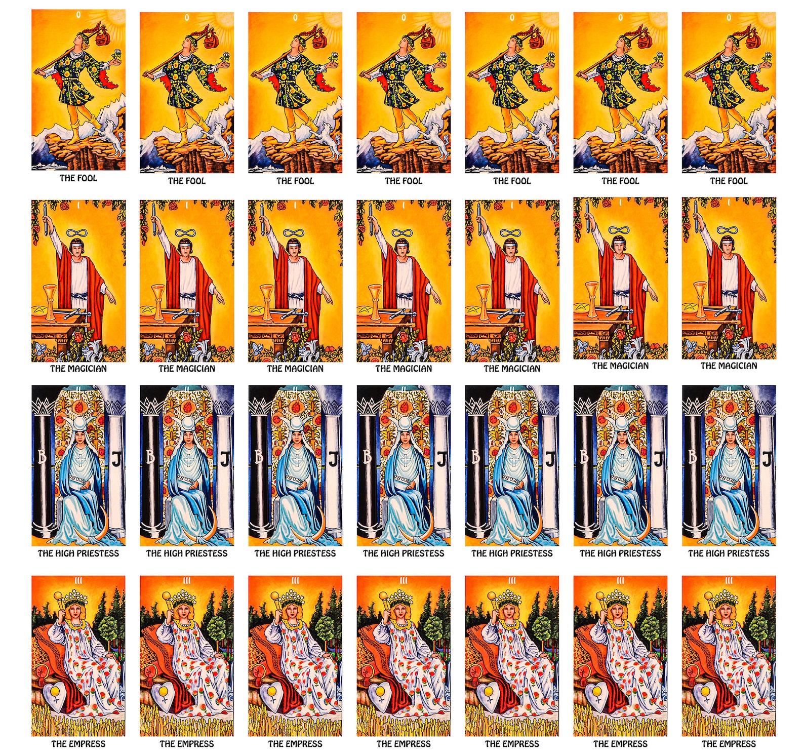 PRINTABLE Tarot Stickers, Tarot Journaling, Instant Download, Miniature ...