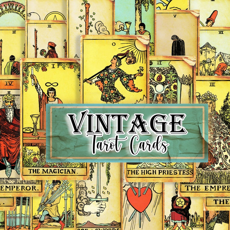 Antique Vintage Tarot Cards - Etsy
