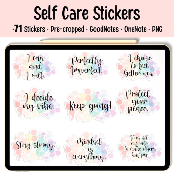 Self Care Sticker - Etsy
