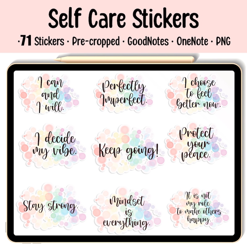 Self Care Sticker - Etsy
