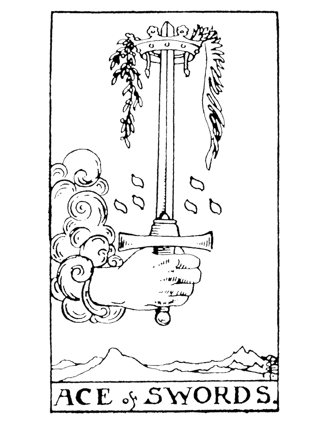 PRINTABLE Tarot Coloring Book Color Your Own Cards Tarot | Etsy