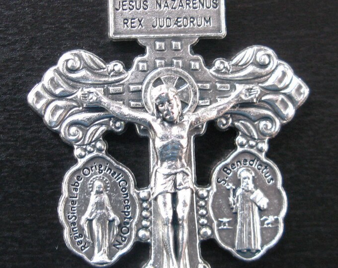 Pardon Crucifix With Side Medals - Etsy