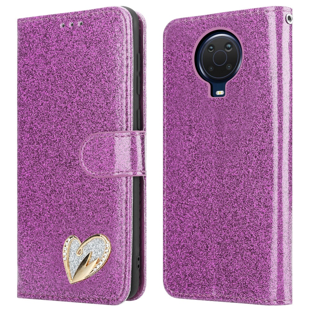For Nokia G10 Case 6.52 Shiny Leather Bling Glitter Book - Etsy UK