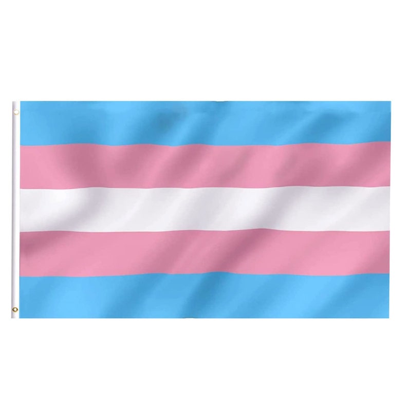 Bandera transgénero LGBTQ Banderas trans del orgullo grande - Etsy México