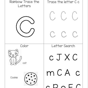 Letter Recognition Packet - Etsy