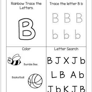 Letter Recognition Packet - Etsy