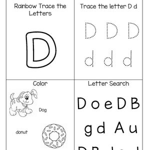 Letter Recognition Packet - Etsy