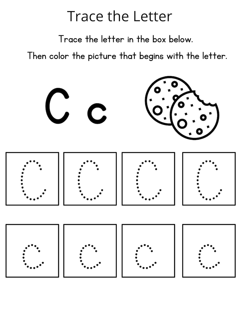 Uppercase and Lowercase Alphabet Tracing - Etsy