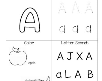 Uppercase and Lowercase Alphabet Tracing (Download Now) - Etsy