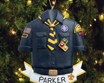 Personalized Cub Scout Christmas Ornament - Etsy