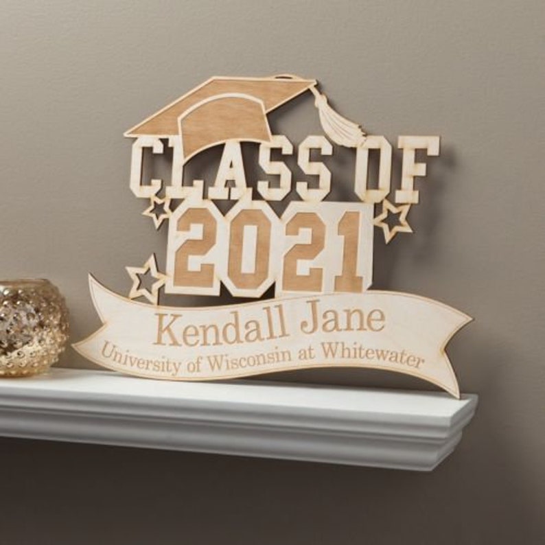 Class of Personalized Wood Graduation Plaque Personalized | Etsy