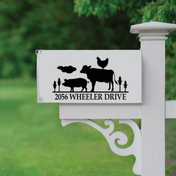 Mailbox Farm Decals - Etsy