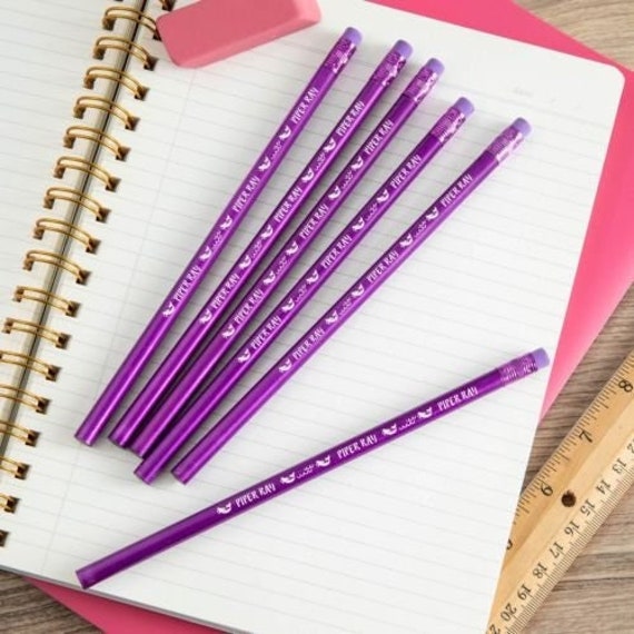 Swimming With Mermaids Gemstone Purple Pencil Set of - Etsy